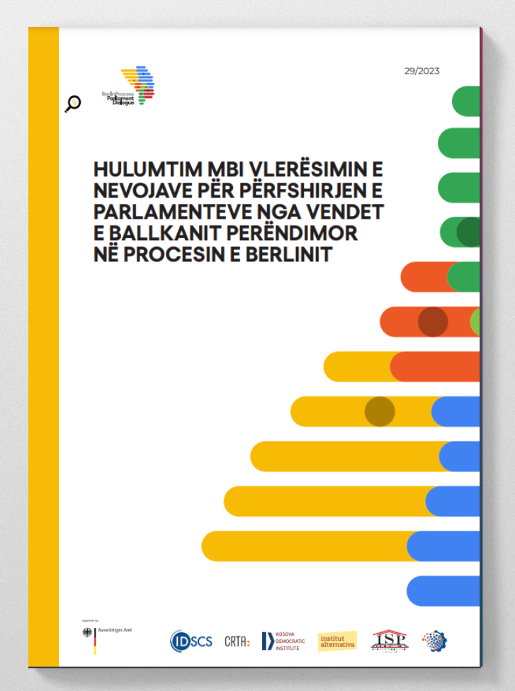 Hulumtim mbi vlerësimin e nevojave për përfshirjen e parlamenteve të BP ...