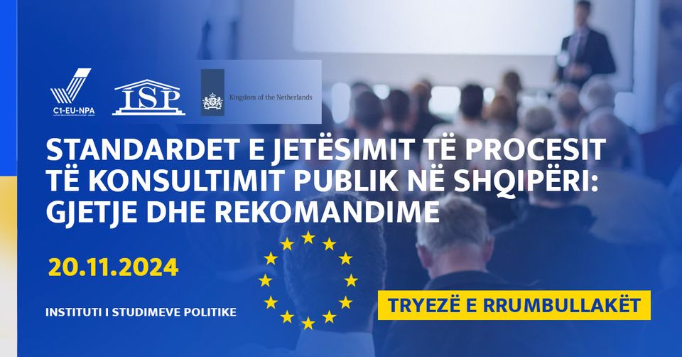 Standardet e jetësimit të procesit të konsultimit publik: Modele ...